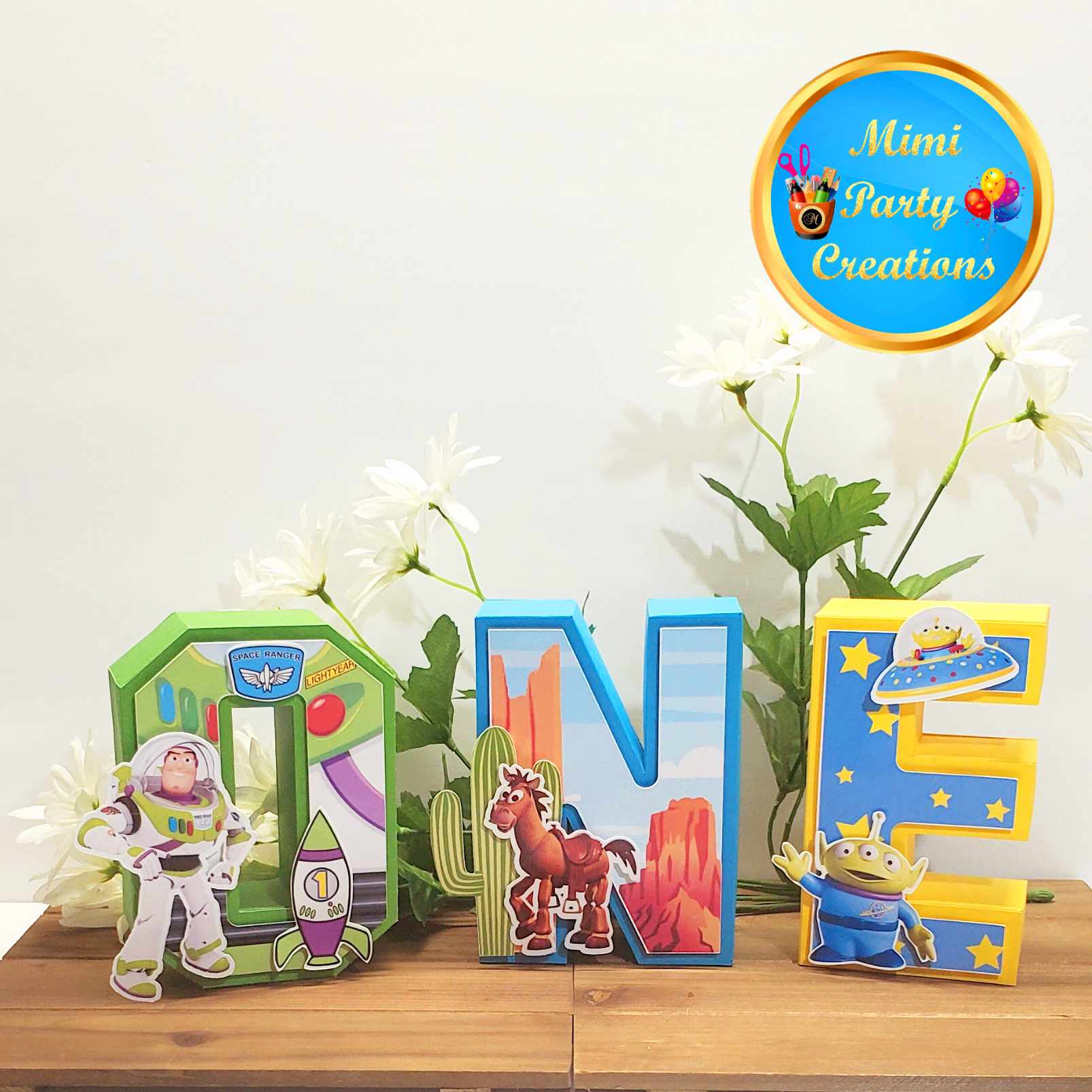 Tabletop 3D Letters / 3D Letters – Mimi Party Creations