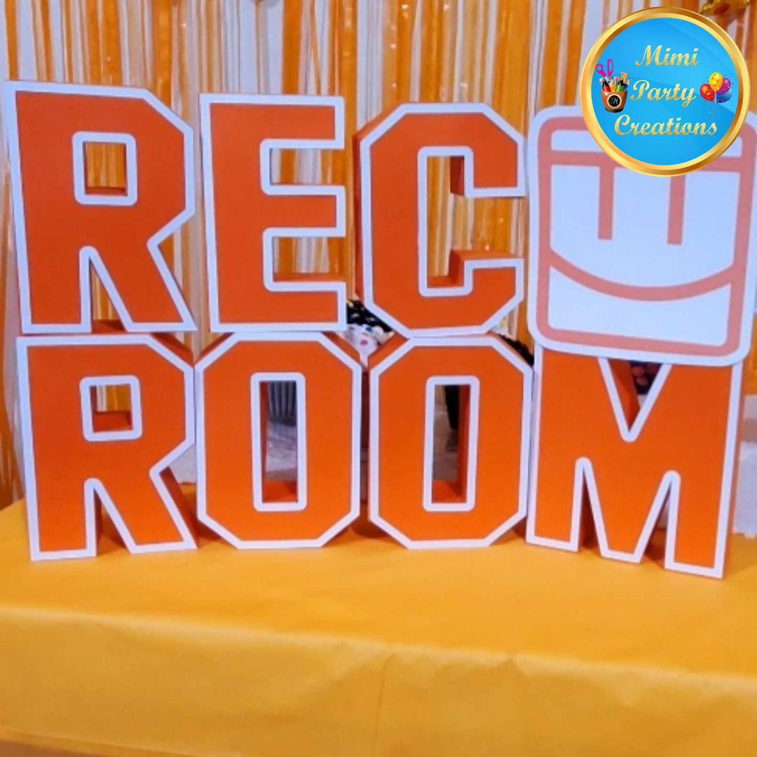 Tabletop 3D Letters / 3D Letters – Mimi Party Creations